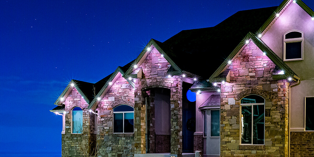 Professionally Installed, Programmable, Exterior Lighting | Trimlight