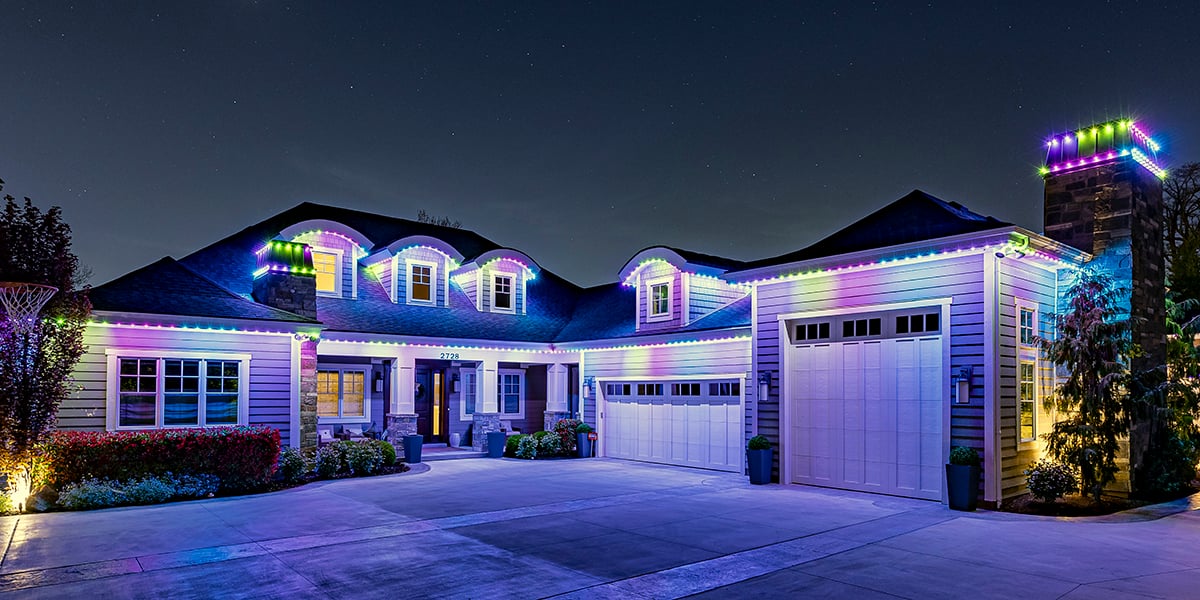 Professionally Installed, Programmable, Exterior Lighting | Trimlight